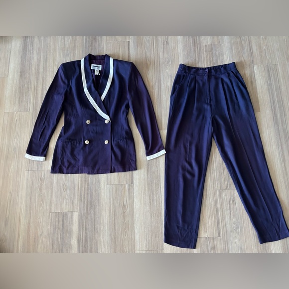 Dani Max | Jackets & Coats | Vtg Dani Max Pants Suit Jacket Set Wool ...